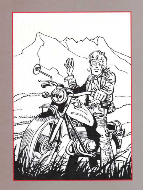 MOTORCYCLE 74: Comic book motorcycle
