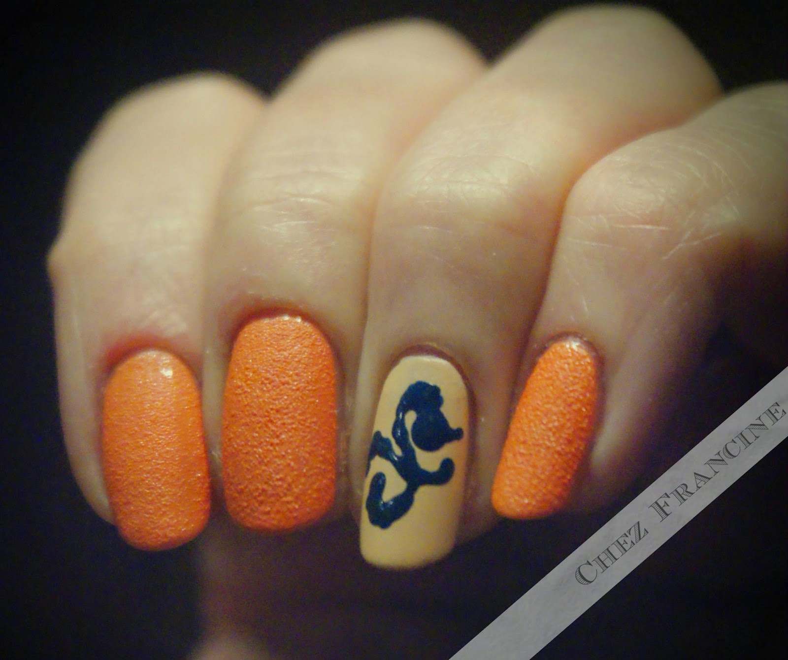 Chez Francine: [Sailing - ONEPIECE inspired nail art ] #3 Nami