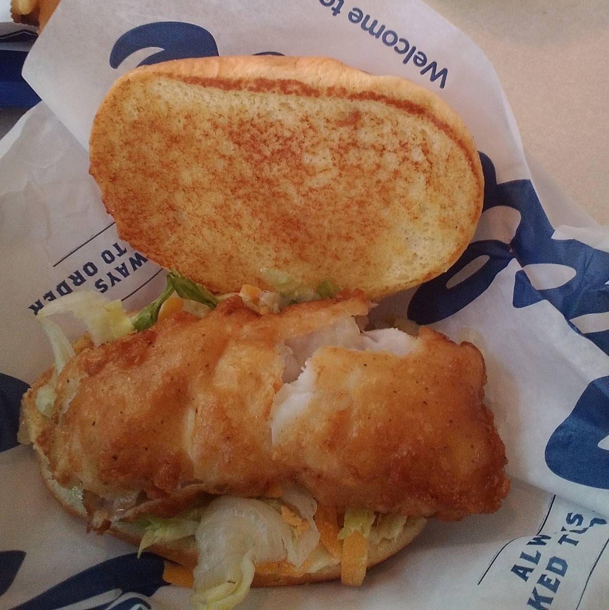 Eat and Critique !: Battle: Fish Sandwich! Hardee's vs Arby's , etc.