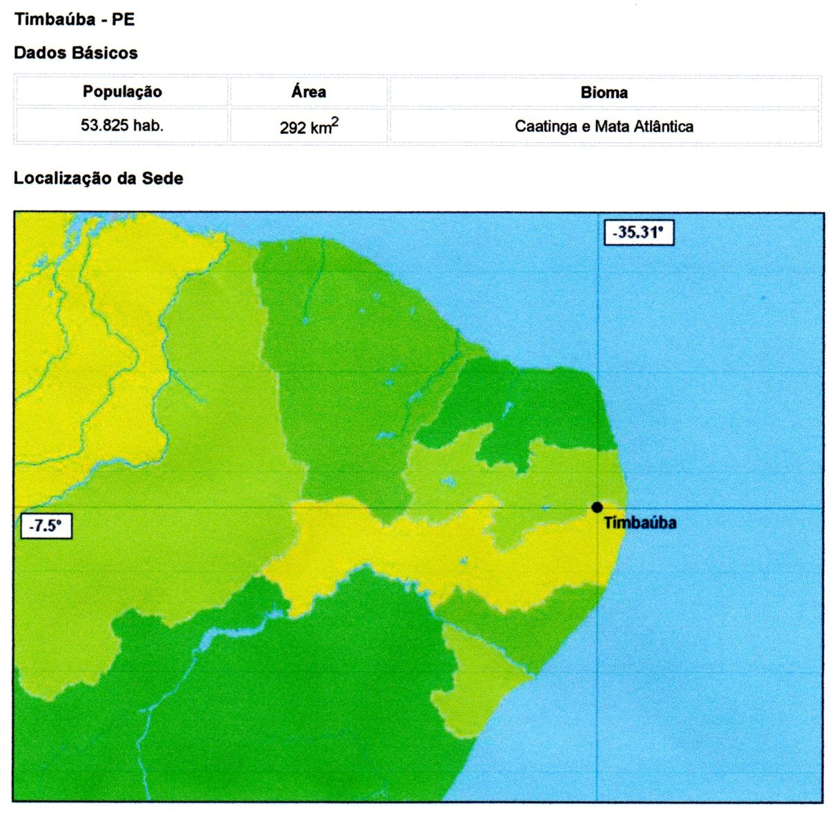 TIMBAÚBA EM NÚMEROS E FATOS+: LOCALIZAÇÃO DE TIMBAÚBA-PE
