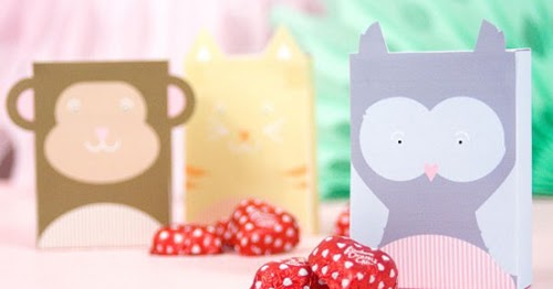 My Owl Barn: Printable Animal Valentine Boxes
