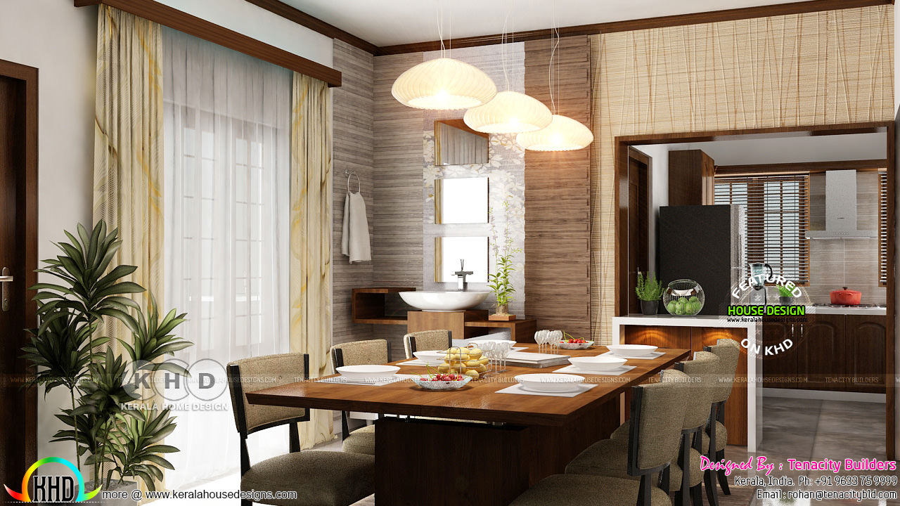 Modern interior designs by Tenacity Builders - Kerala Home Design and ...