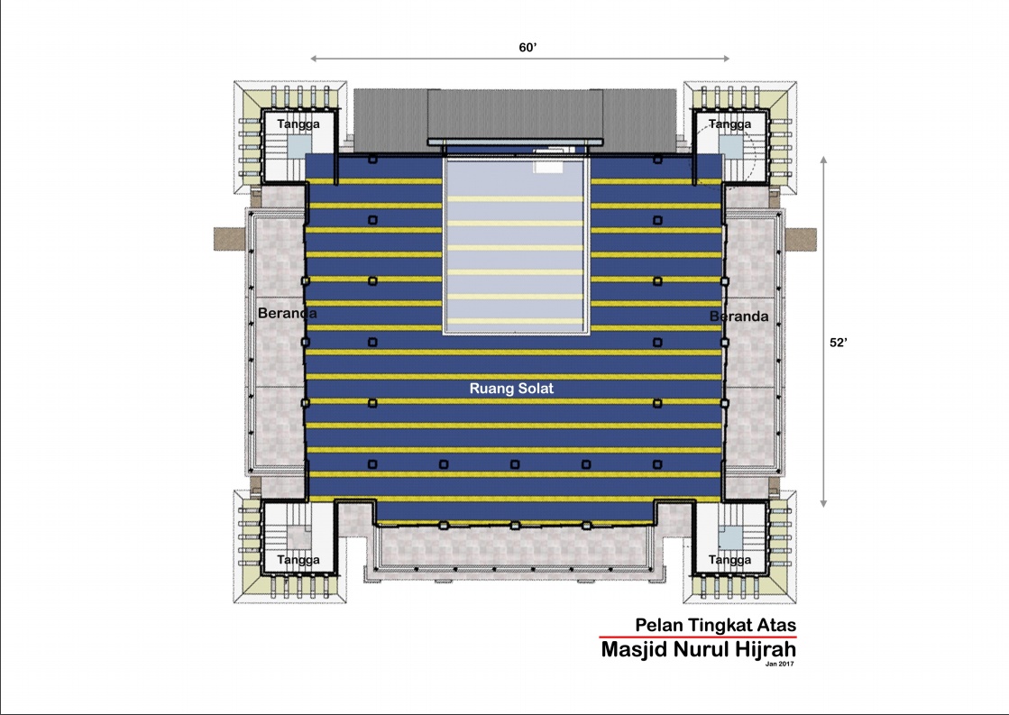 Cadangan Pelan Surau Al Najah Simpang 4, Kg Kedah, Parit Buntar Perak ...