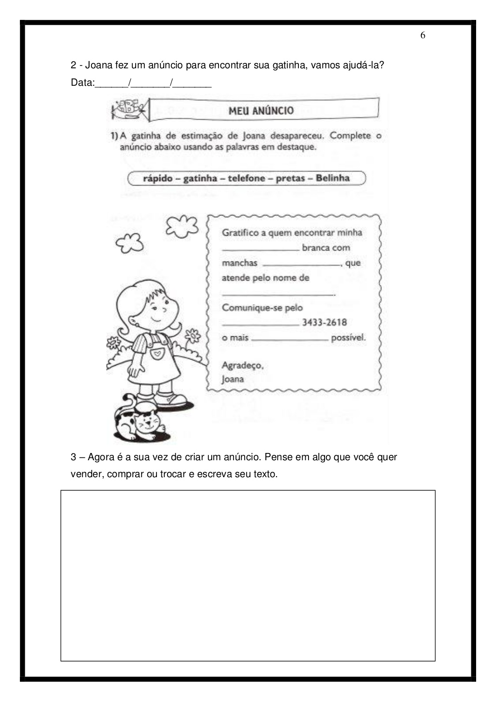 Atividade Genero Textual Carta 4 Ano - BRAINCP Atividade Genero Textual Carta 4 Ano - BRAINCP