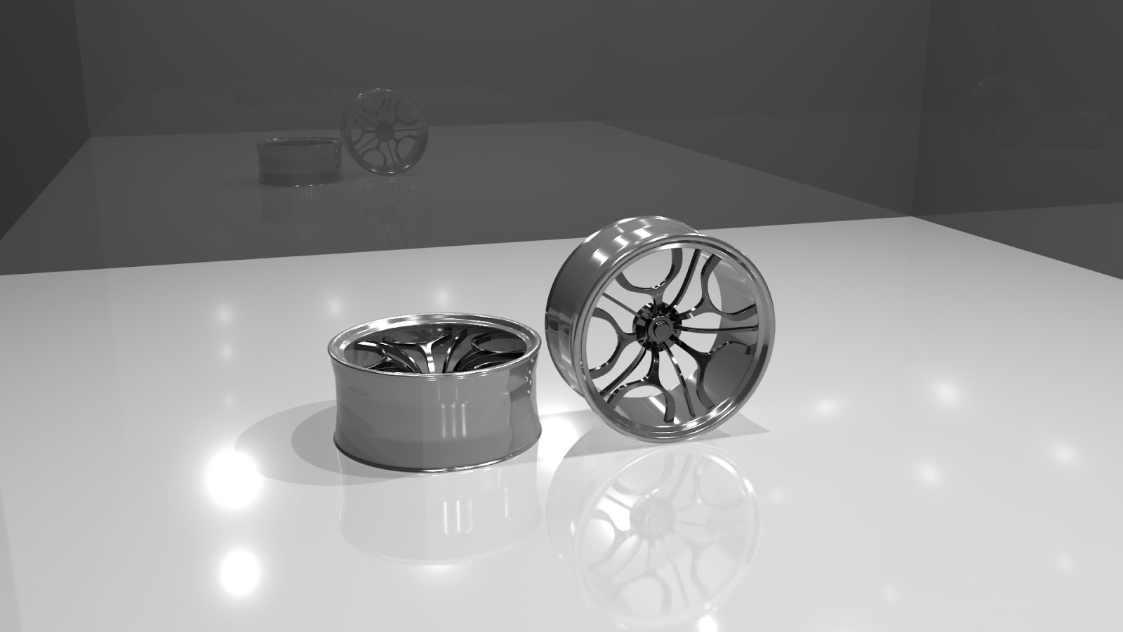 Creative Works: Alloy Wheels created in Maya