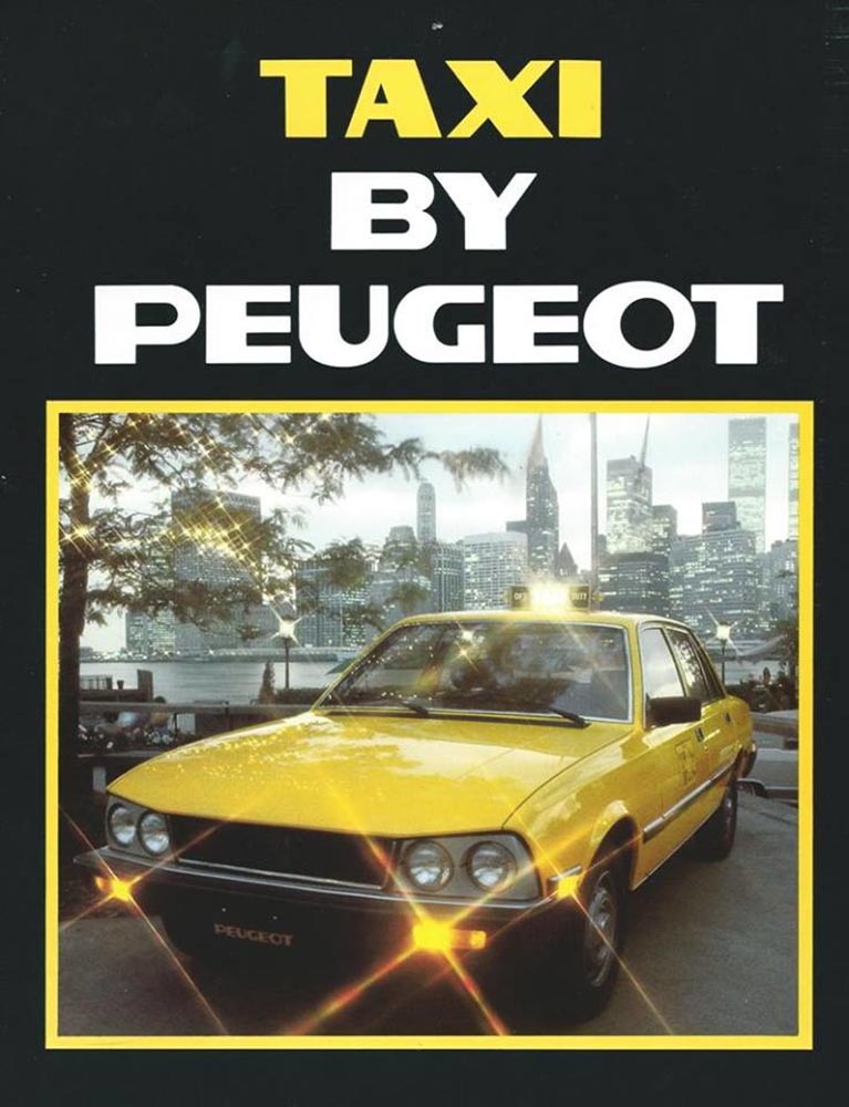 .: Peugeot Taxi USA 1981. Brochure/Catálogo (English