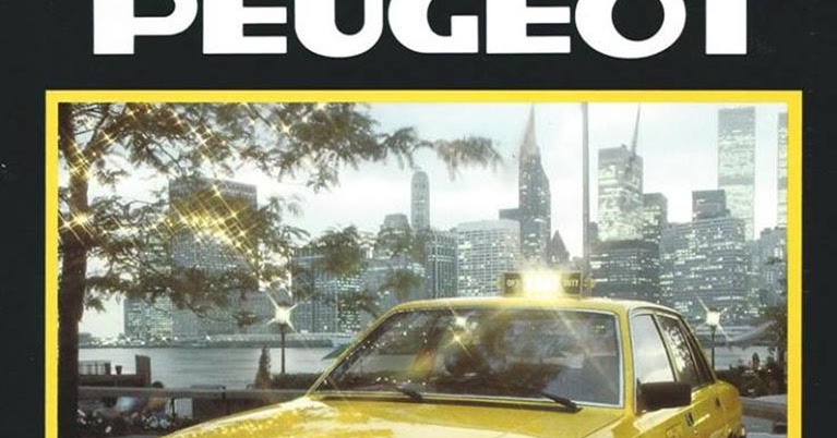 .: Peugeot Taxi USA 1981. Brochure/Catálogo (English)