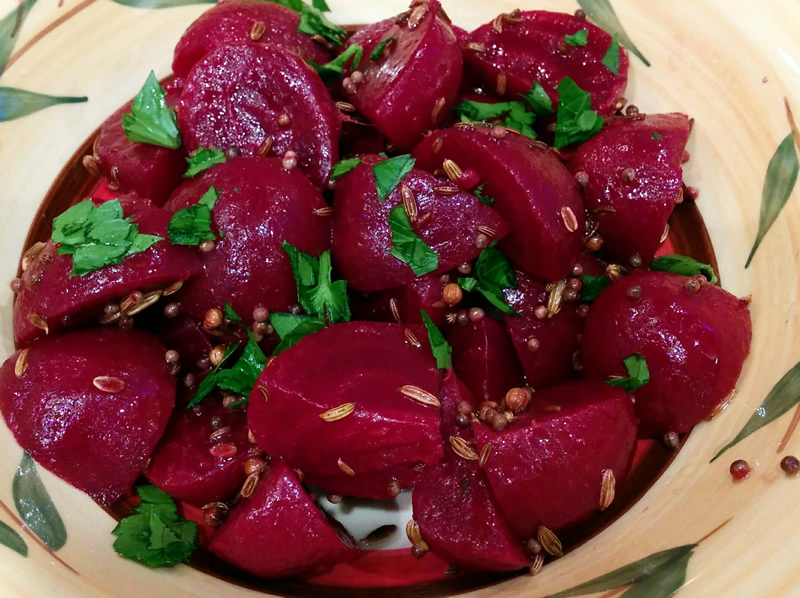 Indian-Style Spiced Beets - Easy