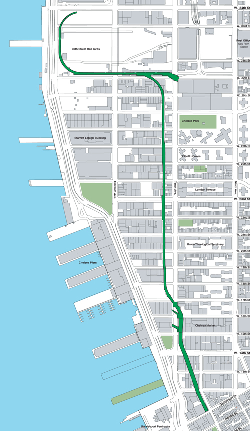 High Line Park Map at Amanda Litherland blog