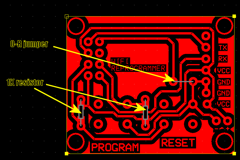 Nerd Club Esp8266 Re Programmer Pcb
