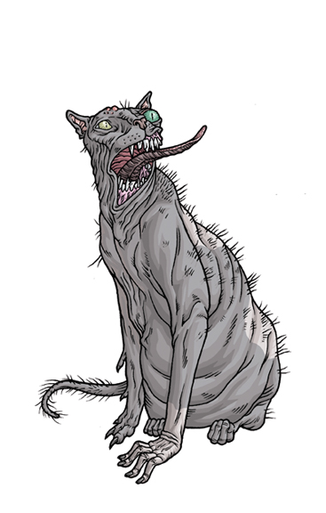 yog-blogsoth: MONSTROUS CAT