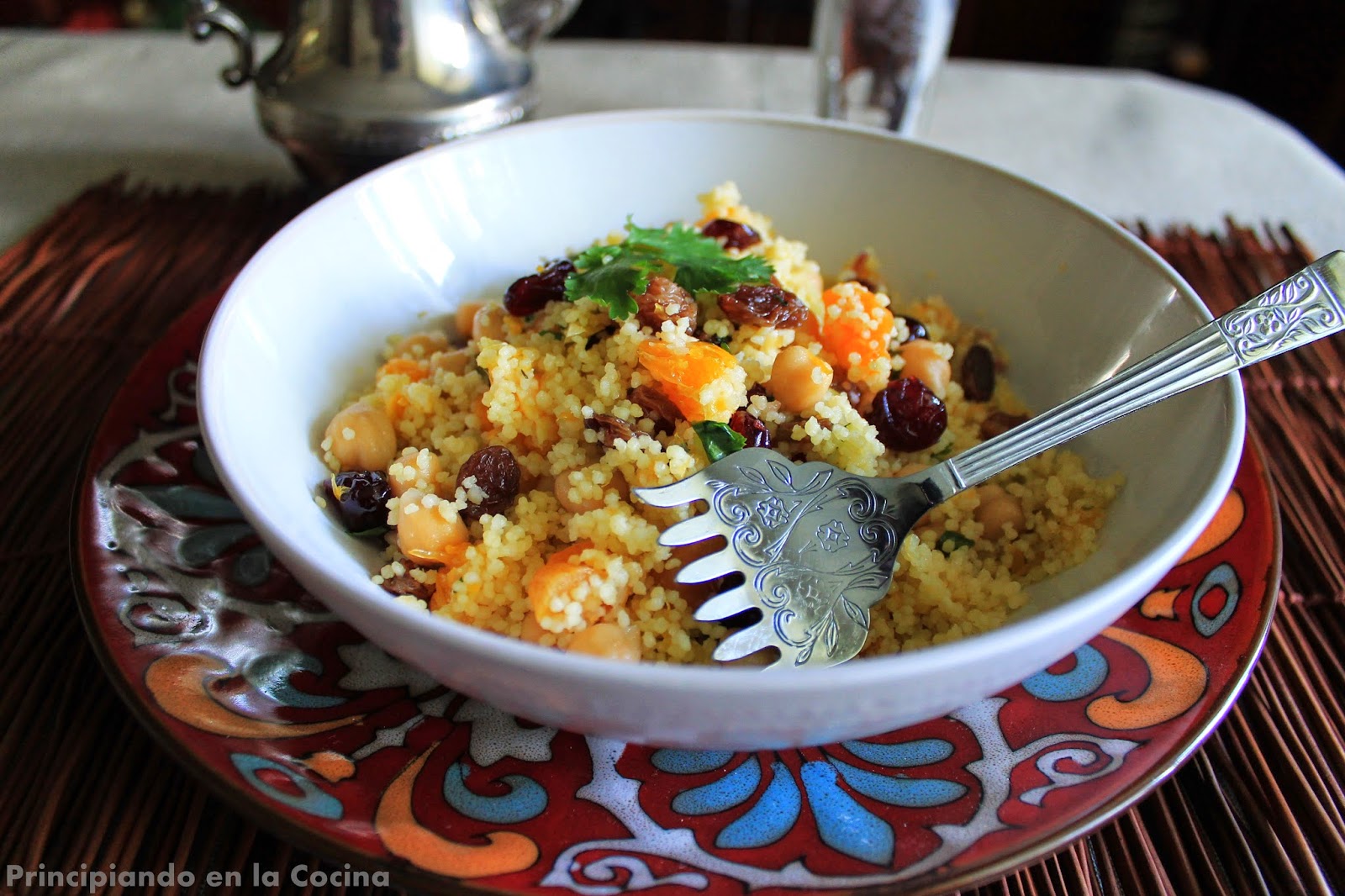 PRINCIPIANDO EN LA COCINA: Ensalada de cuscús, garbanzos y frutas ...