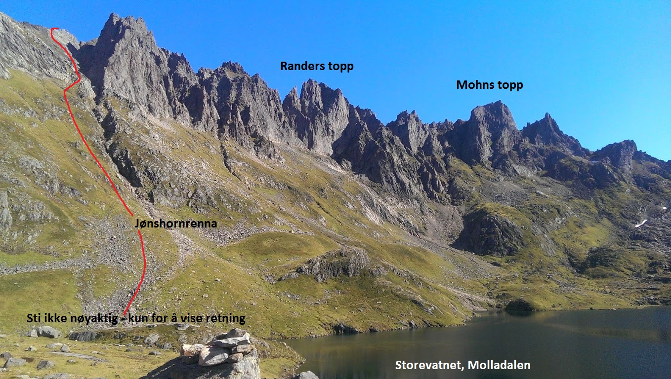 Jønshornet/Ramoen fra Molladalen