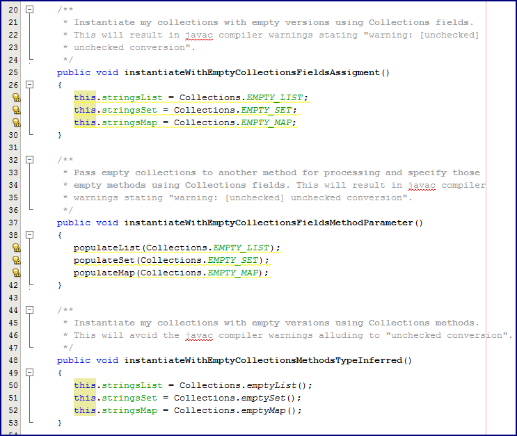 Inspired By Actual Events Type Safe Empty Collections In Java