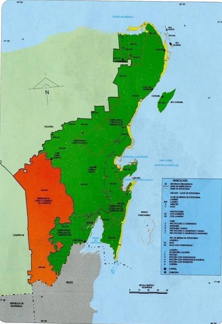 Estructura Socioeconomica de México: Geografía de Quintana Roo