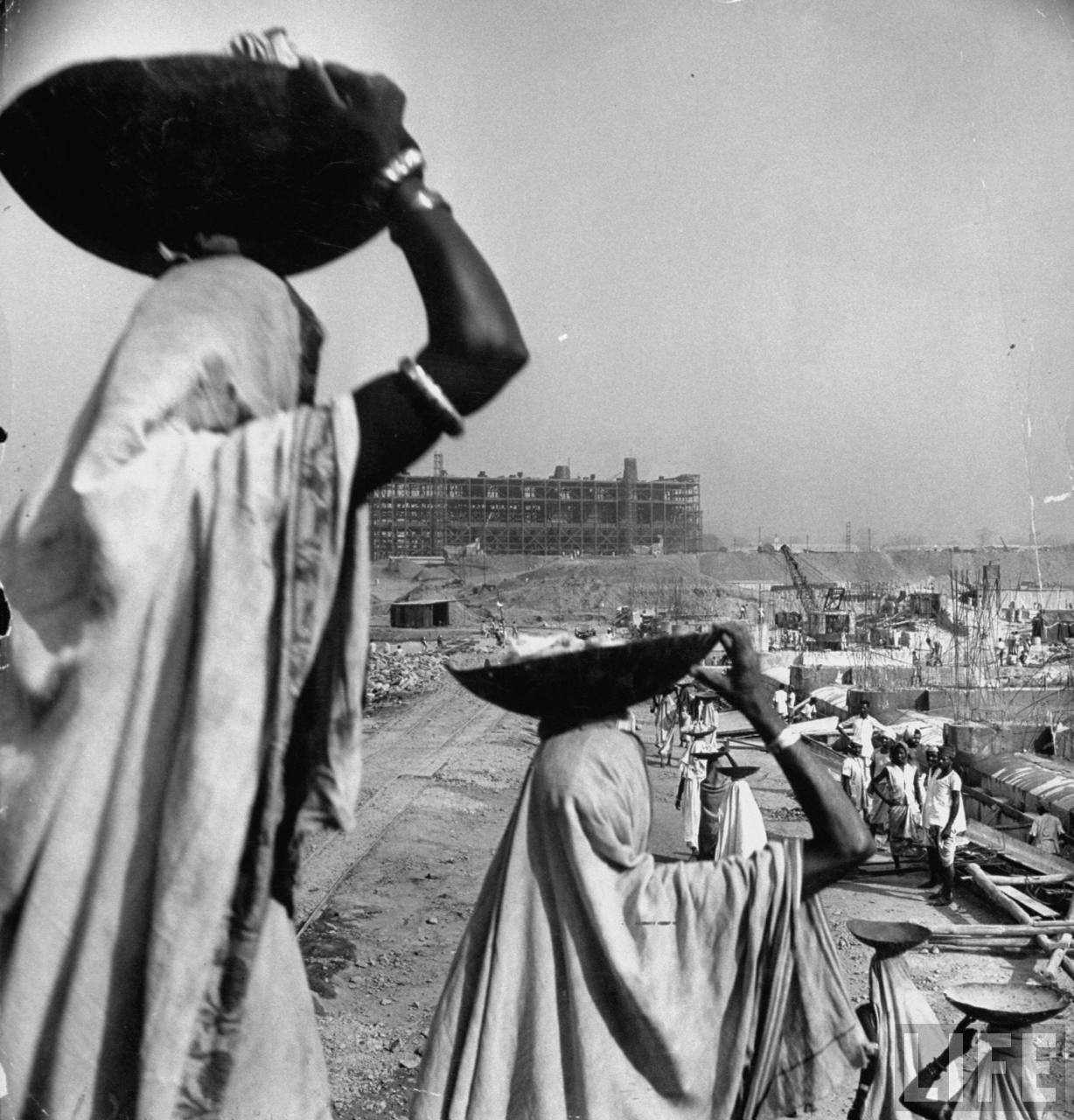 Bokaro Thermal Station and Dam Construction - June 1952 - Old Indian Photos