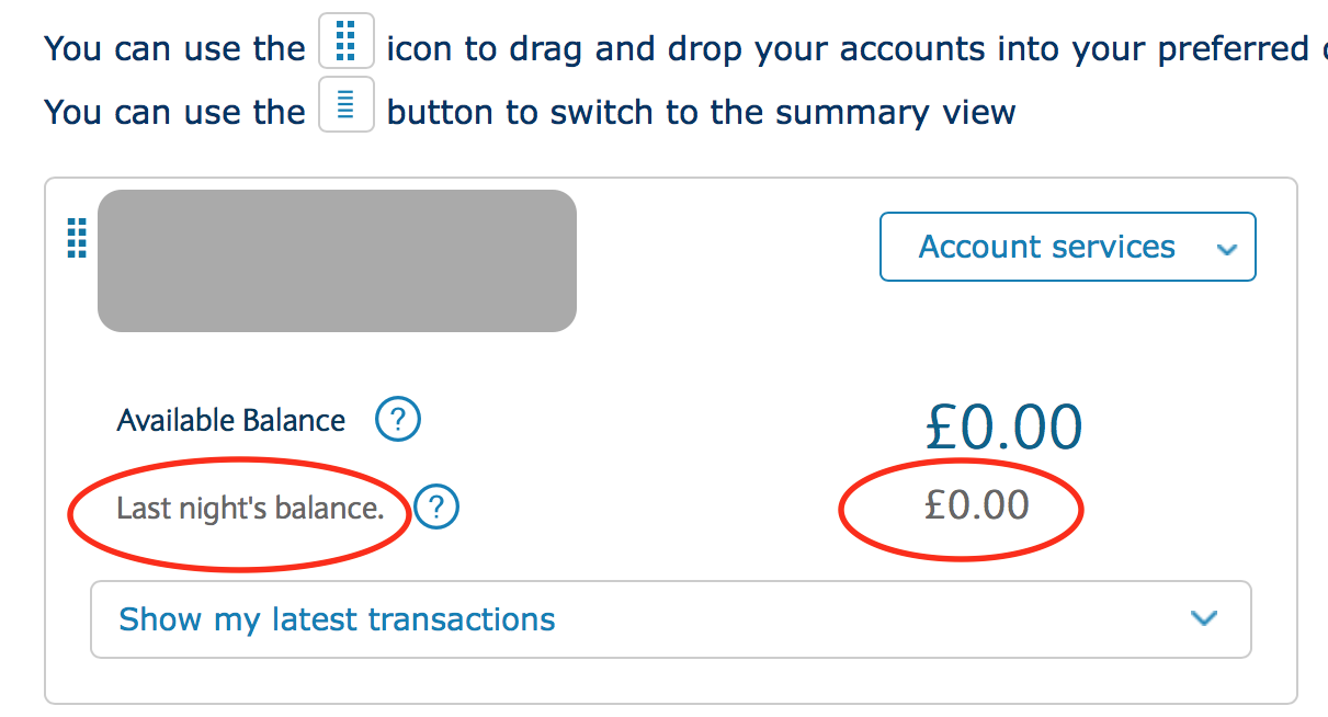 RevK®'s ramblings: Barclays on-line banking bug