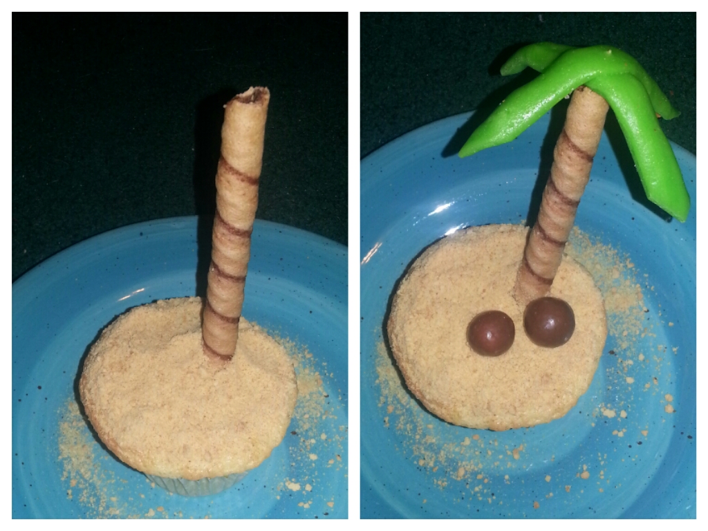 Icing on the Craft: Palm Tree Cupcakes!