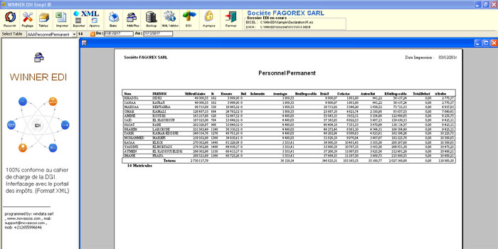 Simpl IS Simpl IR Simpl TVA XML EDI: EDI Simpl-IR Logiciel Maroc