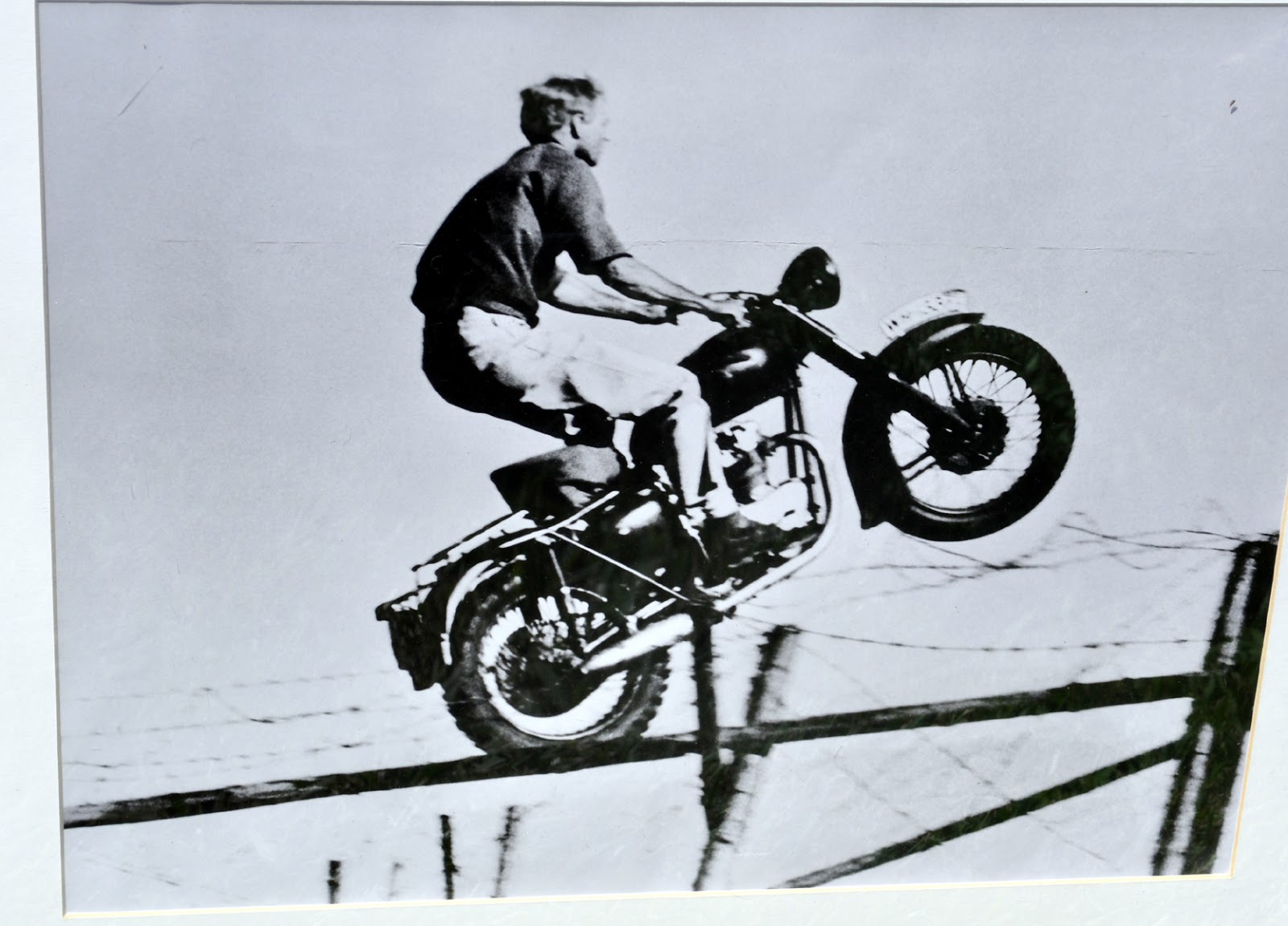 the bike that jumped the fence in the movie "The Great Escape" | Guy Car