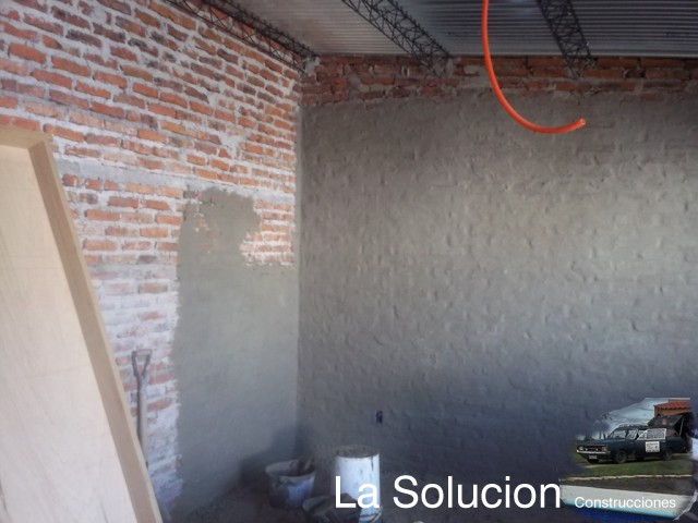 Revoque rustico "El bolseado"