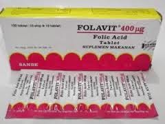 Dosis Obat FOLAVIT (Folic Acid / Asam Folat)