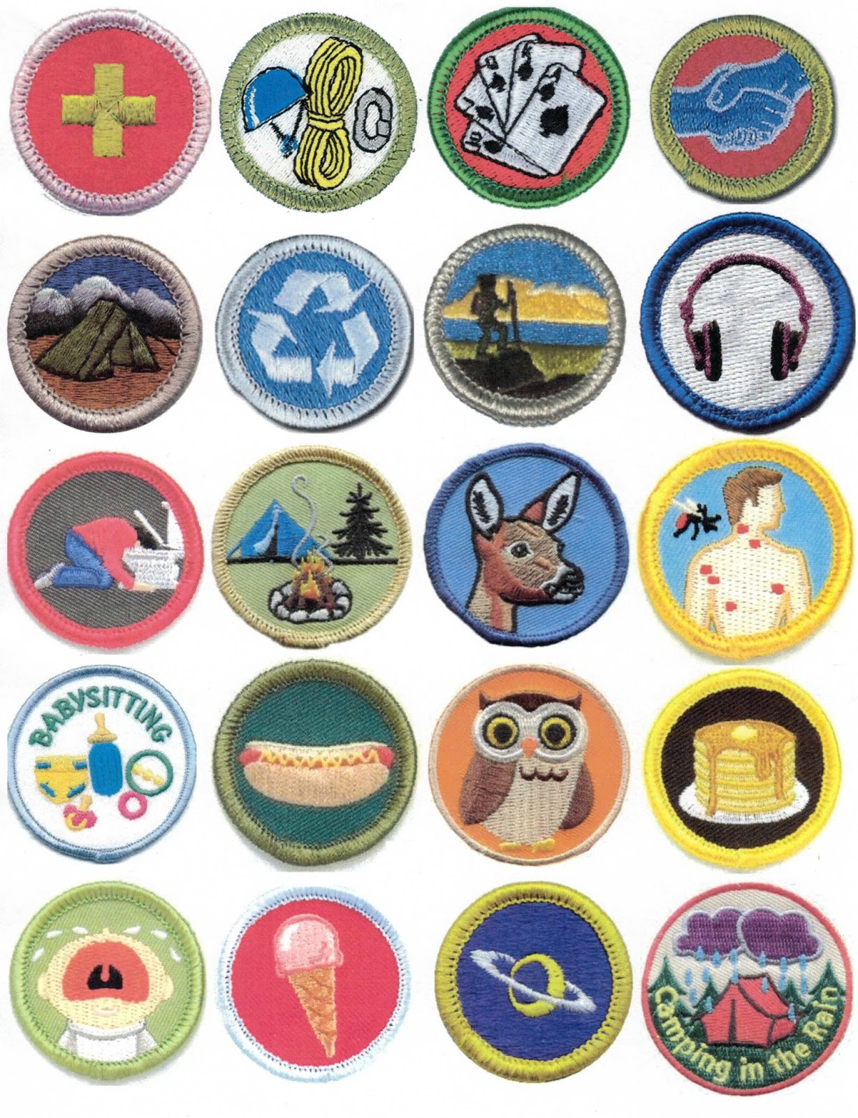 The Little Fabric Blog: Kids Camping Patches FREE PRINTABLE