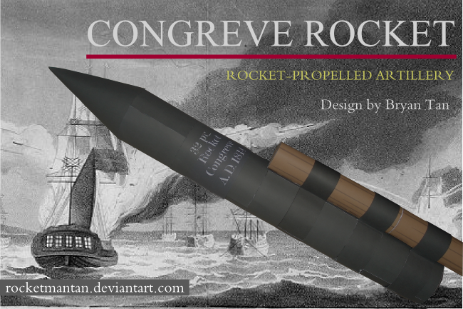 Congreve Rocket Papercraft | Papercraft Paradise | PaperCrafts | Paper ...