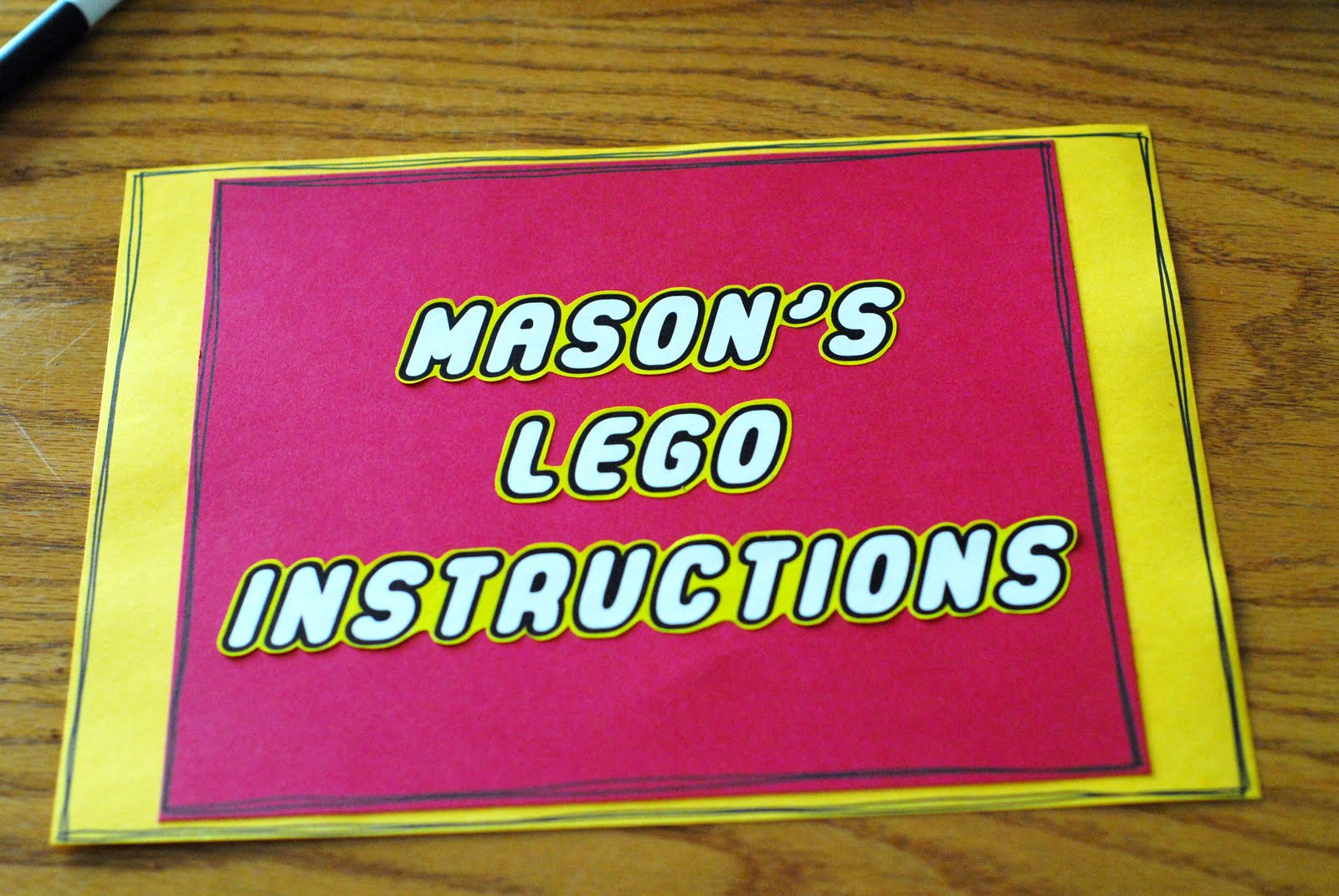 kristy.makes: diy: lego instructions binder