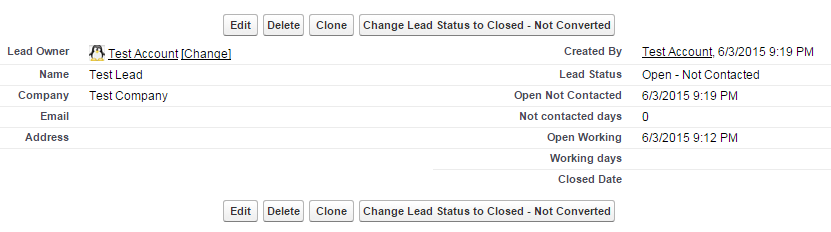 SFDC 3:16: Salesforce Button: Change status of Lead Status field.