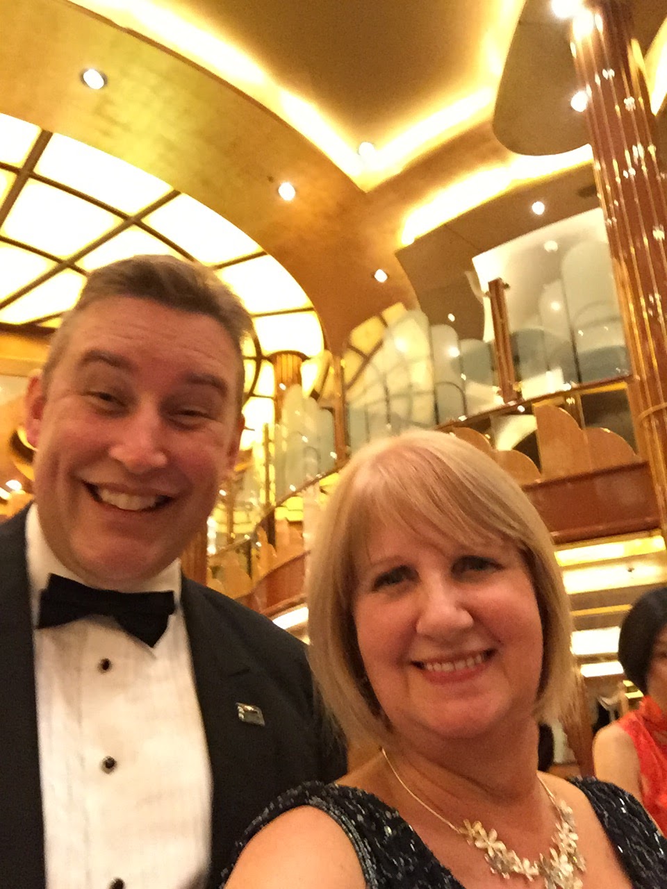 Sandie's Travel Blog: Selfie with the Deputy Captain, Russell Robson ...