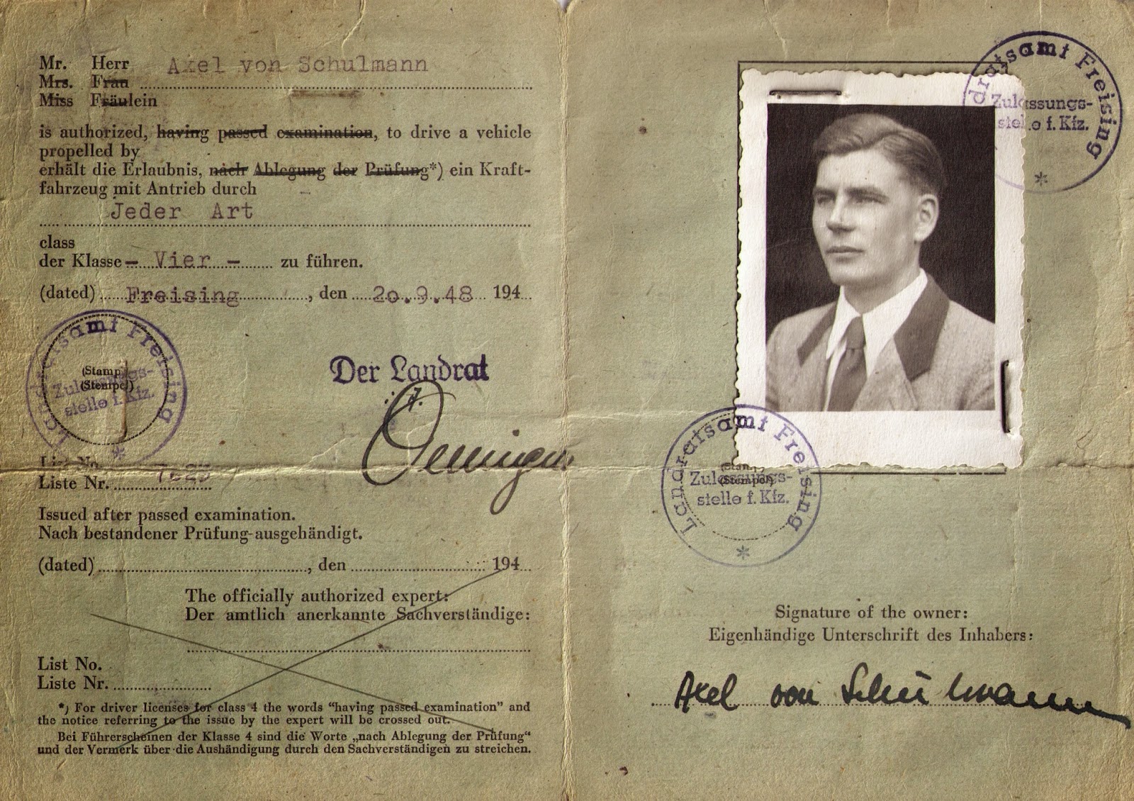 Illahie: My parents first driver's licences issued in 1948 and 1951 ...