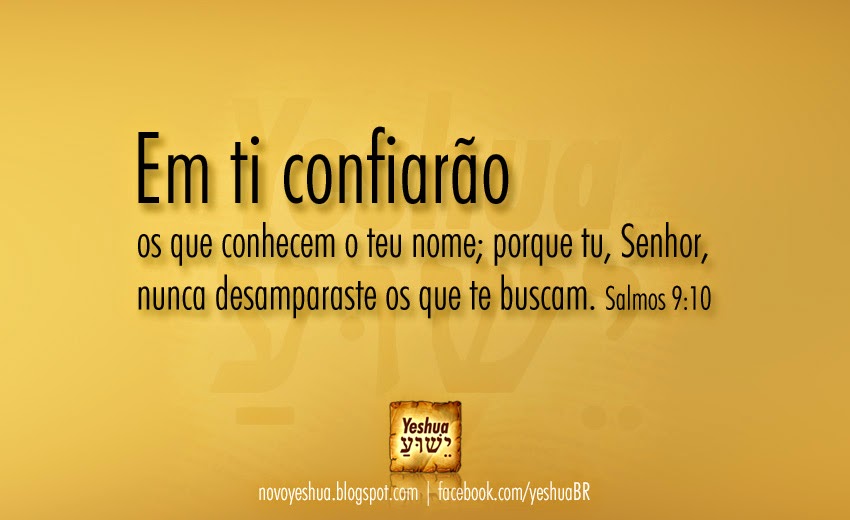 Yeshua: Salmos 9:10