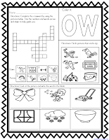 Teachers R US: oa, ow Literacy Activities Bundle with Assessment