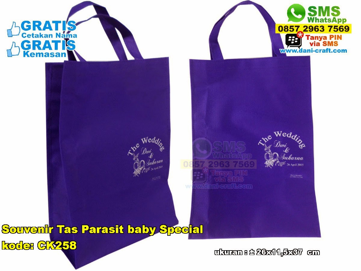 Souvenir Tas Parasit Baby Special | Souvenir Pernikahan