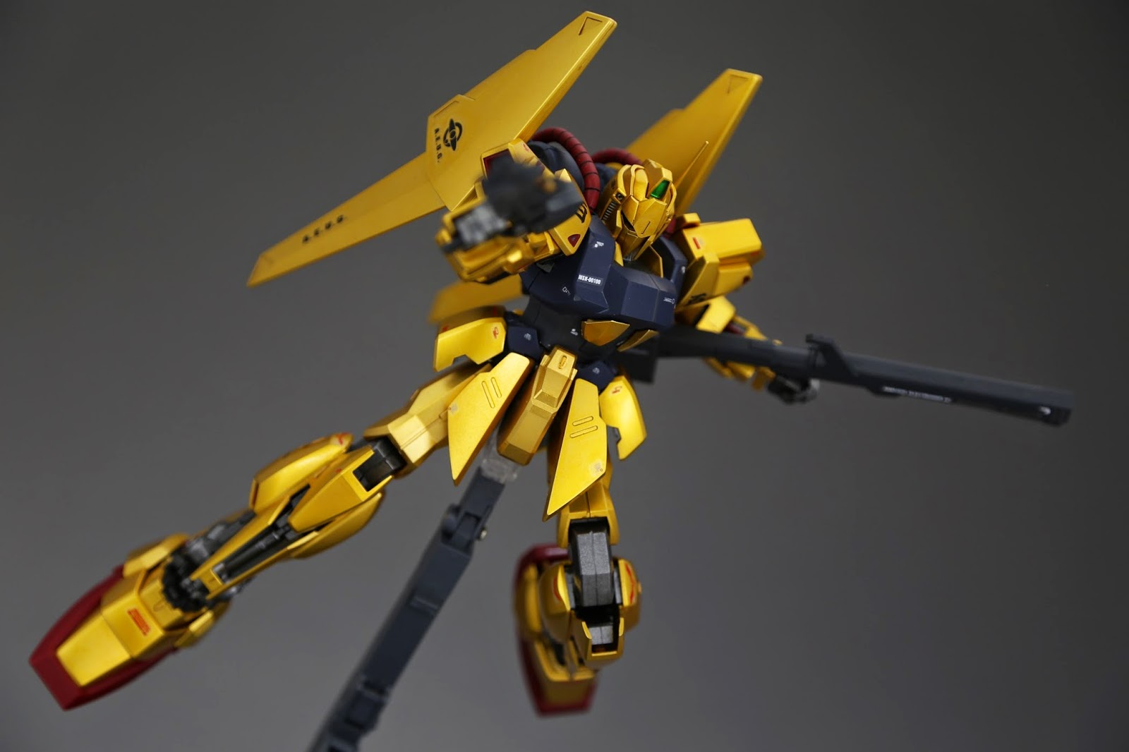 Gundam Family: MG 1/100bMSN-00100 Hyaku-Shiki + Ballute System Painted ...