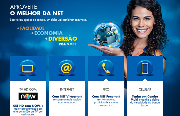 Marketing online: Motivos para escolher o combo da NET