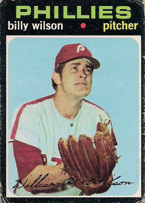 Topps 1971: no. 192 - billy wilson