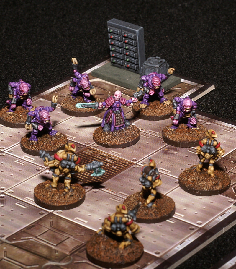 15 millimeters through space and time: 15mm Space Hulk on Doom board tiles
