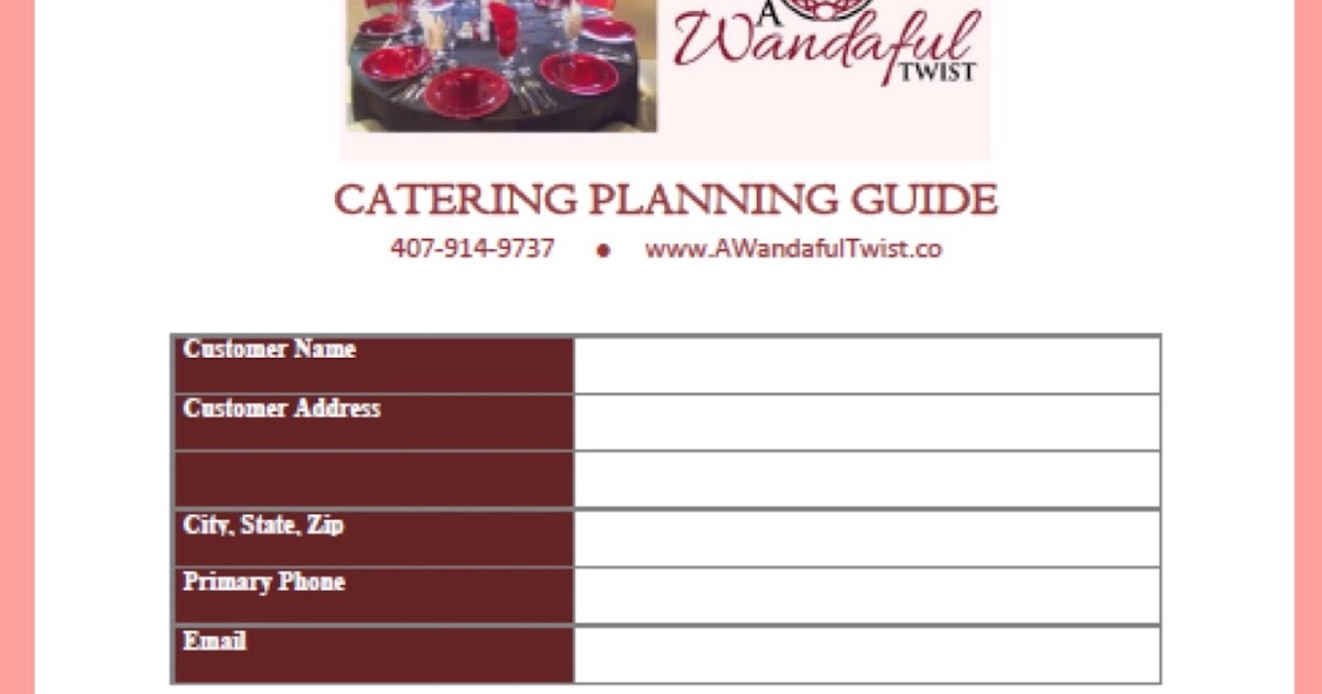 Catering / Event Planning