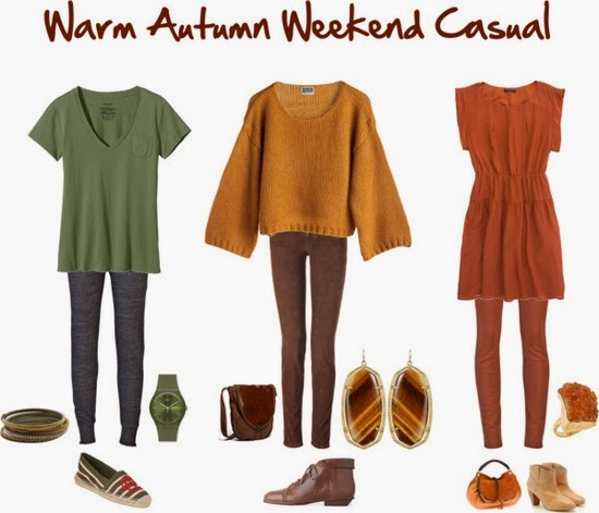 Stagione cromatica Autunno Warm abbigliamento colori