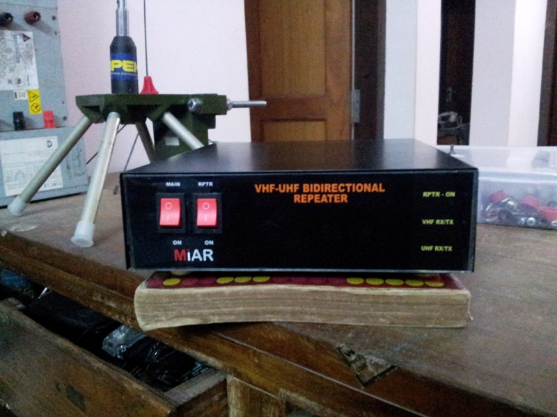 VU2OGO: VHF-UHF BI DIRECTIONAL REPEATER FOR EMERGENCY COMMUNICATION