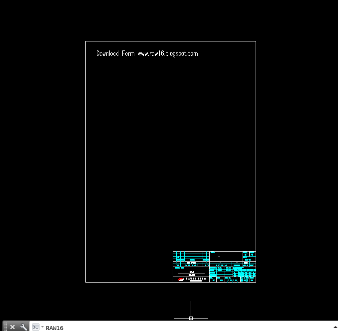 Download Etiket Untuk Gambar AutoCAD A1 A2 A3 A4 ~ RAW16 BLOG