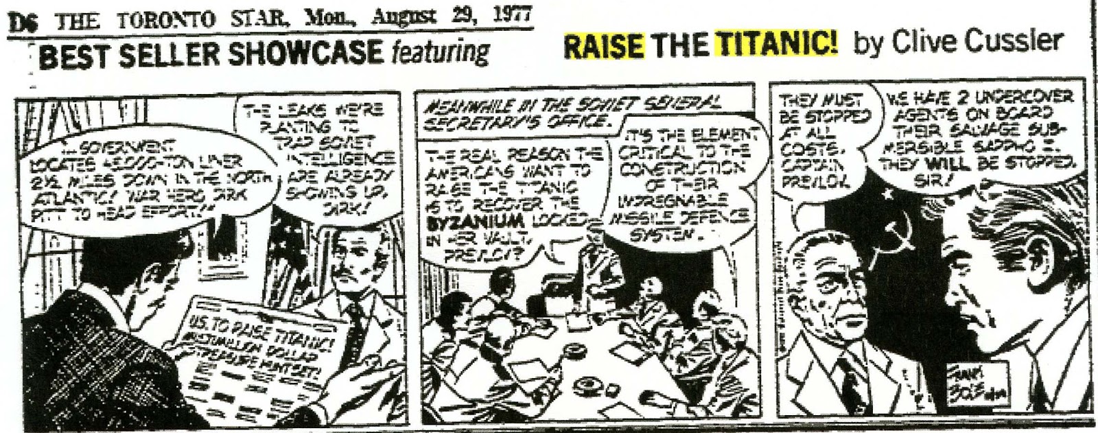 Clive Cussler Book Collecting: Movie Pictures - Raise the Titanic ...