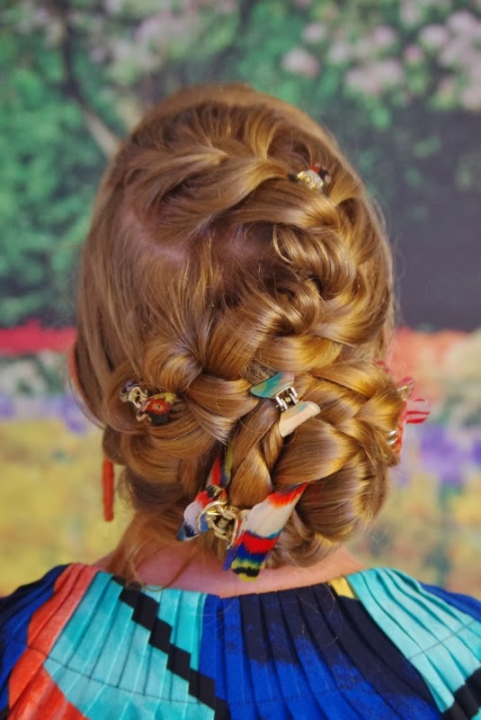 Braids & Hairstyles for Super Long Hair: Birthday Party Updo