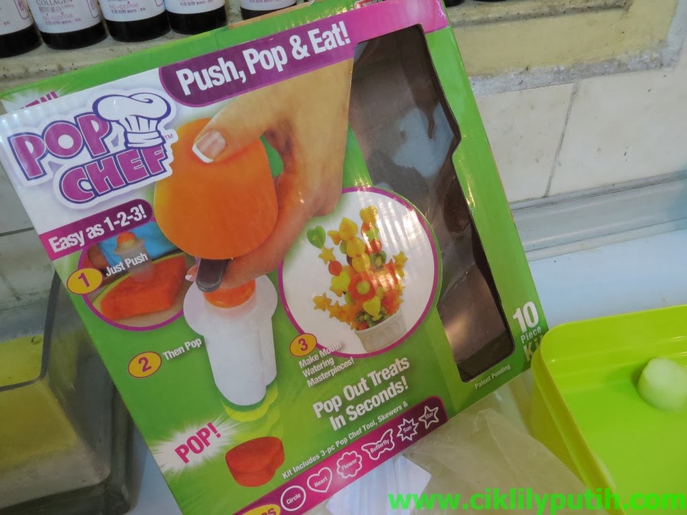 CikLilyPutih The Lifestyle Blogger: Deko Makanan Dengan POP CHEF