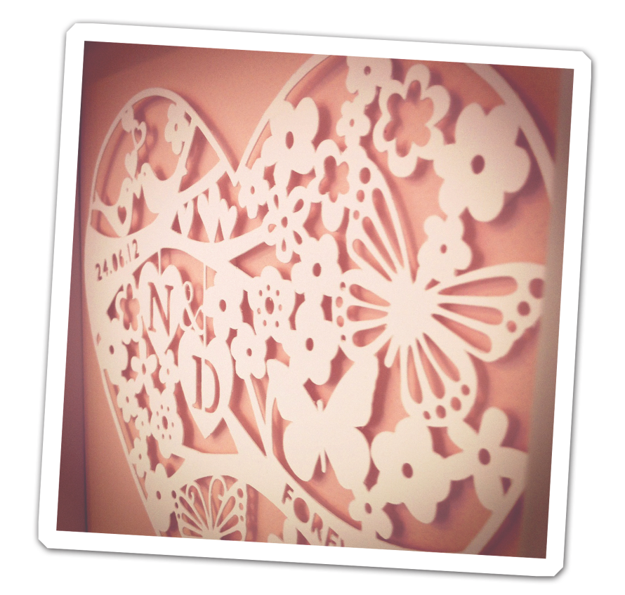 Katie Elliott Designs: Bespoke Paper cut Frames