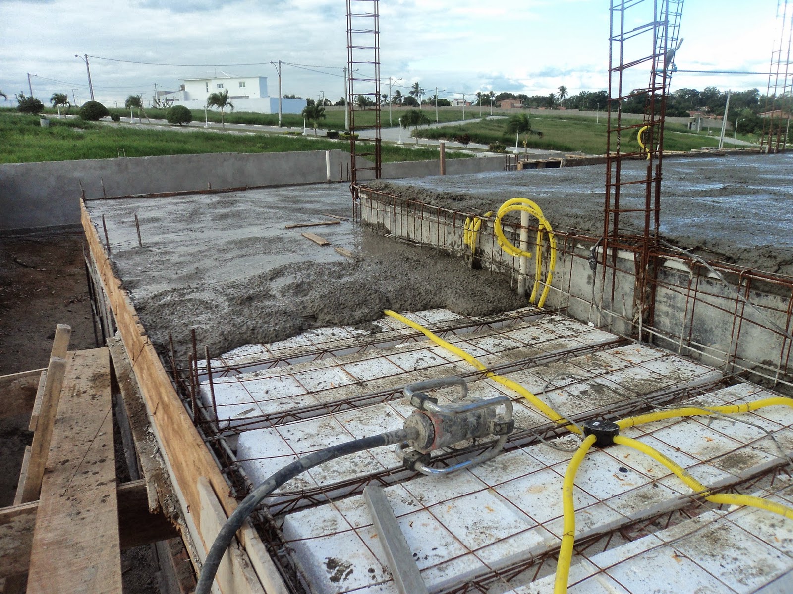 Concretagem da Lage e Dicas Importantes. ~ Diário - Estágio Eng. Civil