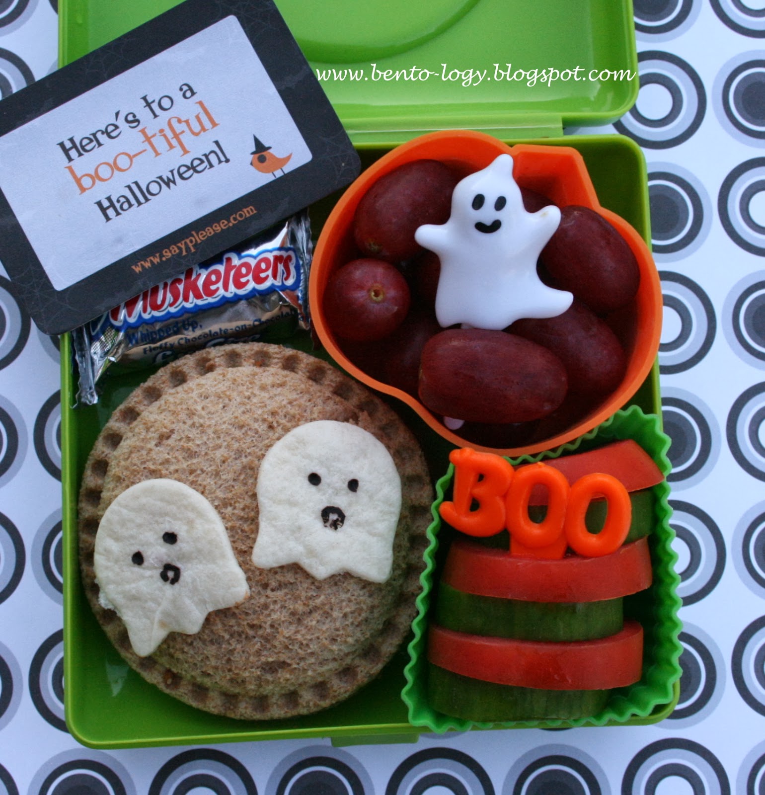Bento-logy: Boo-tiful Ghost Lunch