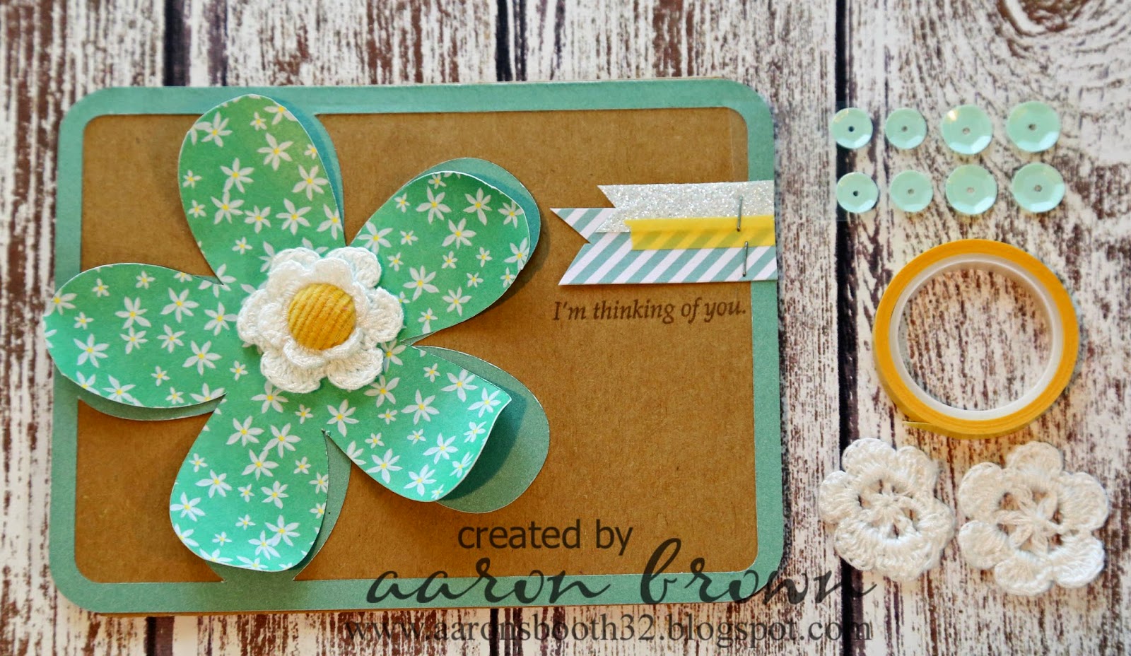 Booth #32: Big Ol' Flower Card